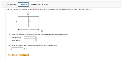 Solved 11 [ 1 Points Details Alexgeom7 8 2 026 My Notes