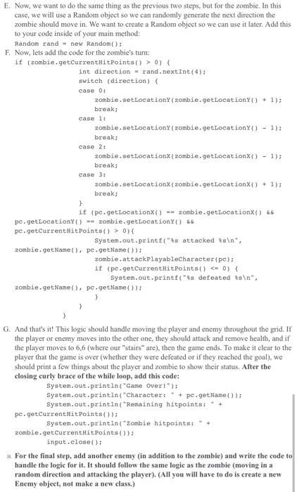 solved exercise 1 creating the playablecharacter class we