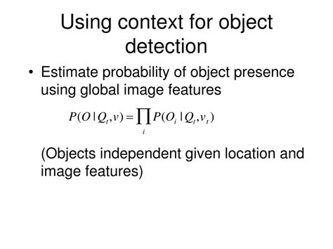 PPT Context Based Vision System For Place And Object Recognition PowerPoint Presentation ID