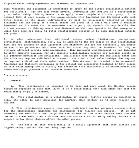 6 Relationship Contract Templates Word Excel Templates