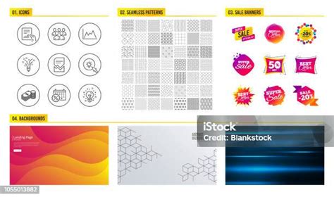 영감 그룹 및 다이어그램 아이콘입니다 손상 된 파일 달력 할인 및 문서 표시입니다 벡터 구매에 대한 스톡 벡터 아트 및 기타 이미지 Istock