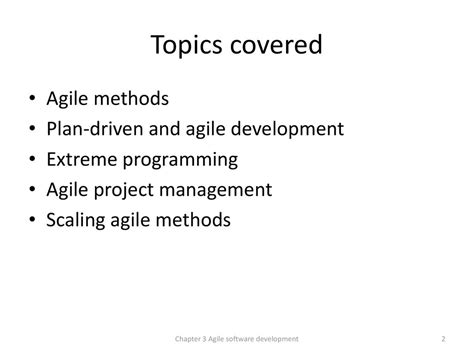 chapter 3 agile software development ppt download