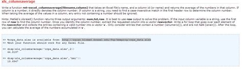 Xlsread Command Help Rmatlab