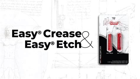 New Easy® Crease And Easy® Etch Tools Youtube