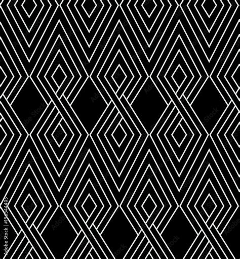 Universal Repeating Abstract Shape In Black And White Stock Vector Adobe Stock