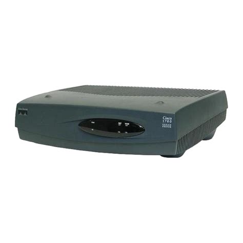 Cisco 10 100baset Modular Router Cisco1721 Excellent Refurbished