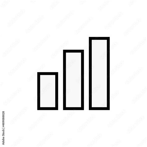 Editable Bar Graph Icon