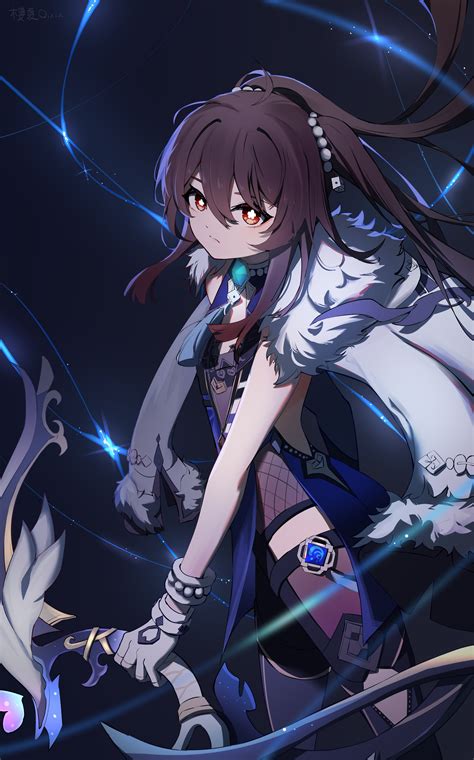 Hu Tao And Yelan Genshin Impact Drawn By Qixia Danbooru