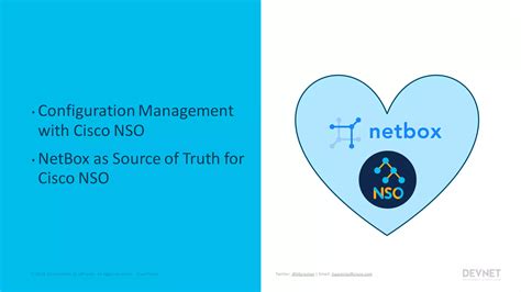 Netbox As The Source Of Truth For Cisco Nso Configurations Pdf
