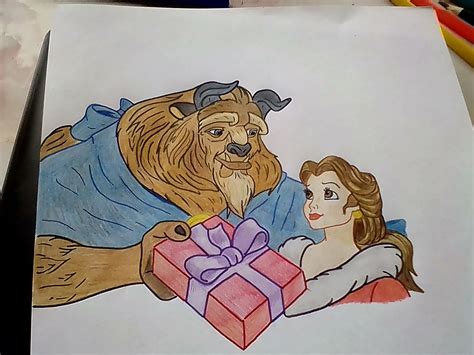 Красавица и чудовище картинки для срисовки 60 фото