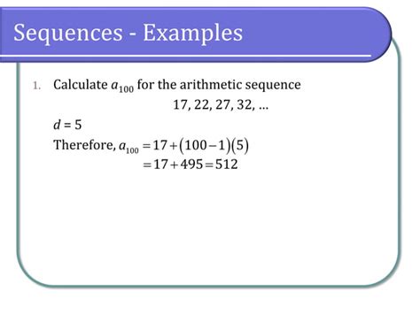 9 2 Arithmetic Sequences PDF Education