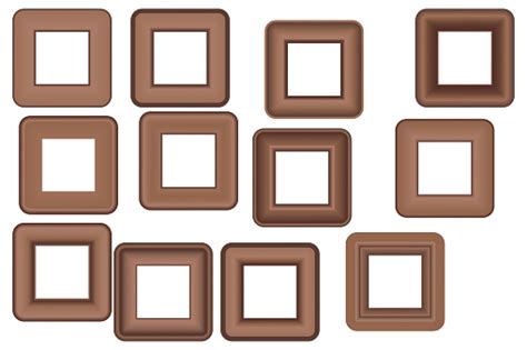 당신의 디자인을위한 제곱 골든 빈티지 나무 프레임의 큰 세트 빈티지 커버 텍스트에 대 한 배치 빈티지 앤티크 골드 아름 다운 직사각형 프레임입니다 템플릿 벡터 그림입니다 0