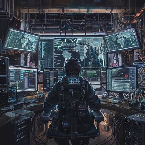 Multimonitor Hacker Setup Images Free Download On Freepik