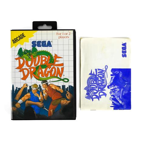Double Dragon Sega Master System Retro Mtl