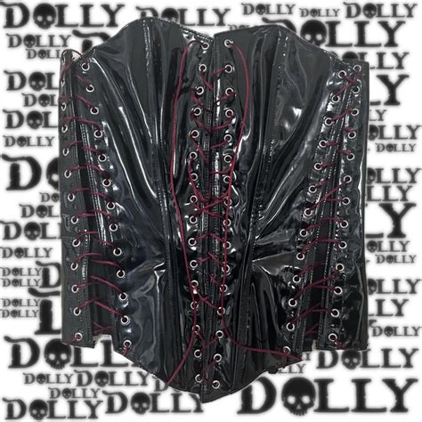 🍭 Burleska Lace Up Pvc Corset 🍭 On Hold Until Depop