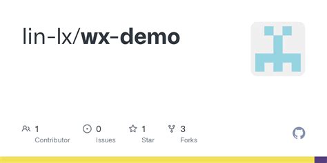 Github Lin Lxwx Demo