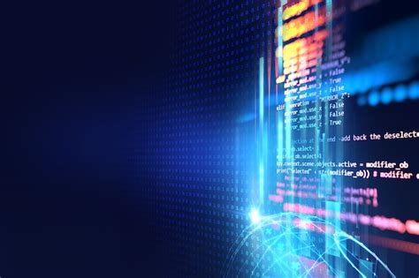 Premium Photo Digital Code Number Abstract Technology Background