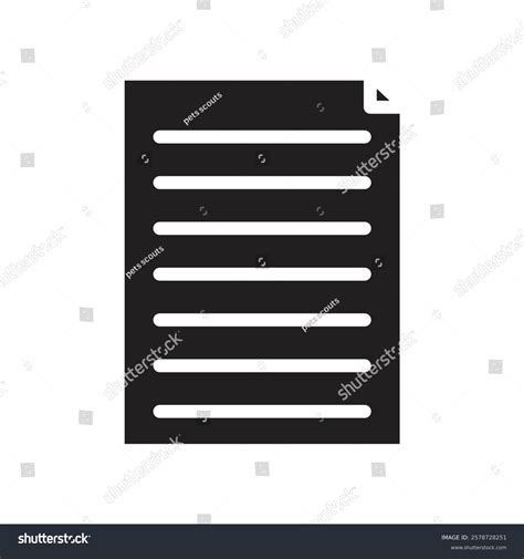 Documents Icon Thin Line Art Collection Stock Vector Royalty Free 2578728251 Shutterstock