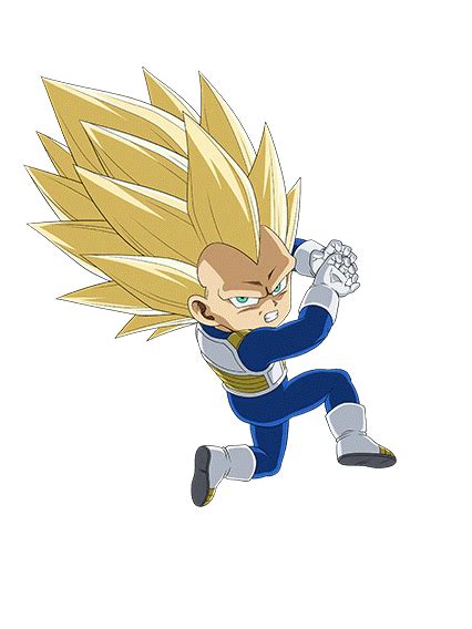 Super Saiyan 3 Vegeta Mini Daima Dokkan Fyi