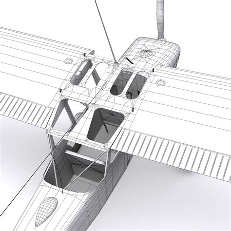 Cessna O 1e Bird Dog 19th Tass 3d Model 59 Obj 3ds Max Free3d