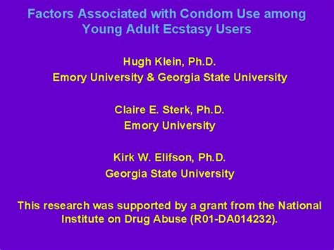 Factors Associated With Condom Use Among Young Adult