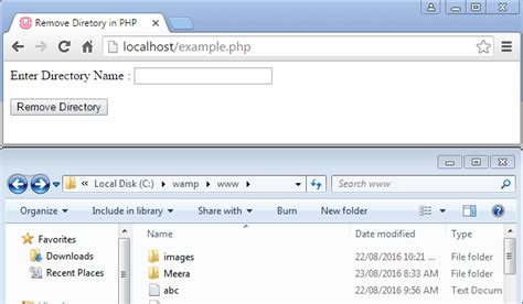Php Rmdir Function Remove Directory