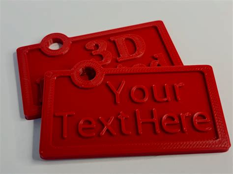 Customizable Keychain By Lucas H Imam Makerworld Download Free 3d