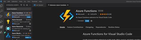 create a web api using a triggered azure function app with vs code