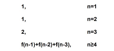 Solved The Tribonacci Series Is Defined As Follows