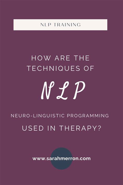 what is nlp neuro linguistic programming artofit