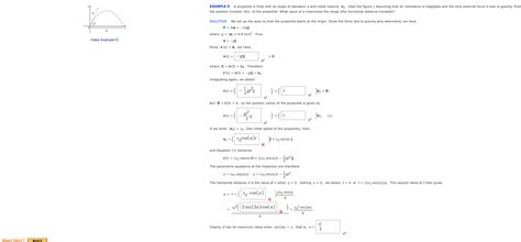 solved the position function r t of the projectile what