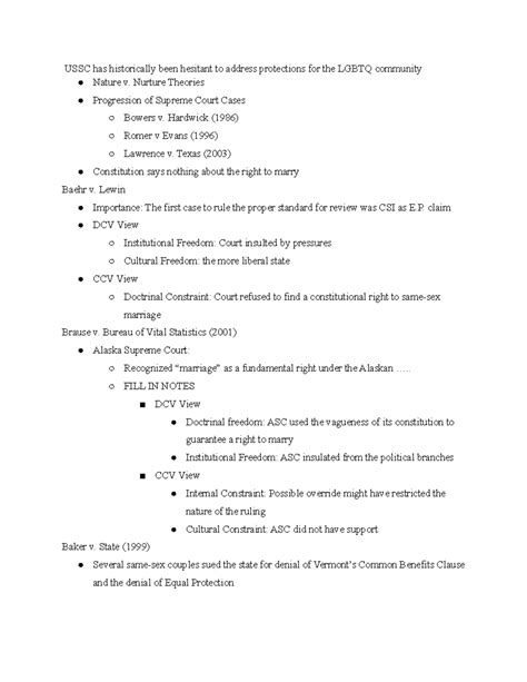 Ussc And The Lgbtq Community Ussc Has Historically Been Hesitant To