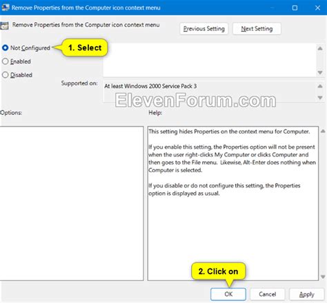 Add Or Remove Properties Context Menu For This Pc In Windows 11