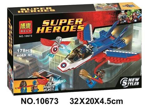 Super Heroes Marca Bela Capitan America Compatible Con Lego - S/ 60,00 ...
