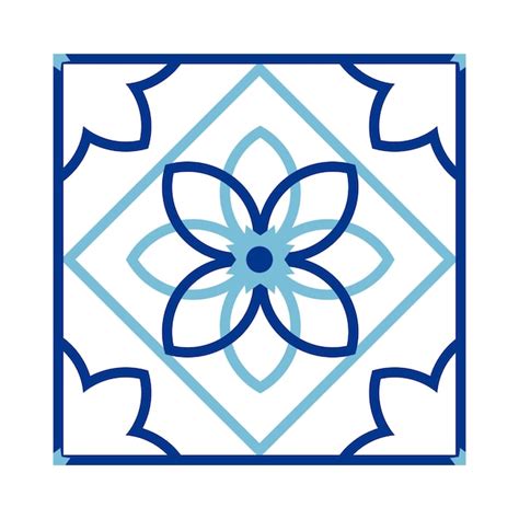 premium vector square with geometric pattern