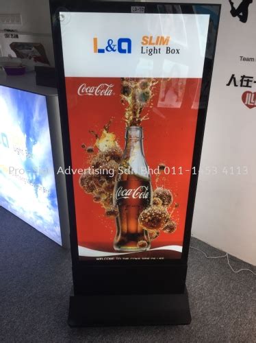 Standee Lightbox Visual Size 600mm X 1200mm Acp Acm Alucarbon Signage Ampang Selangor Kuala