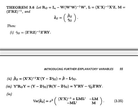 If BG BG and ß B use Theorem iv to Chegg com