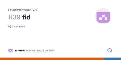 fid · issue 39 · foundationvision var · github