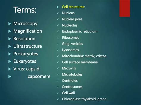 Chapter 1 Cell Structurespptx