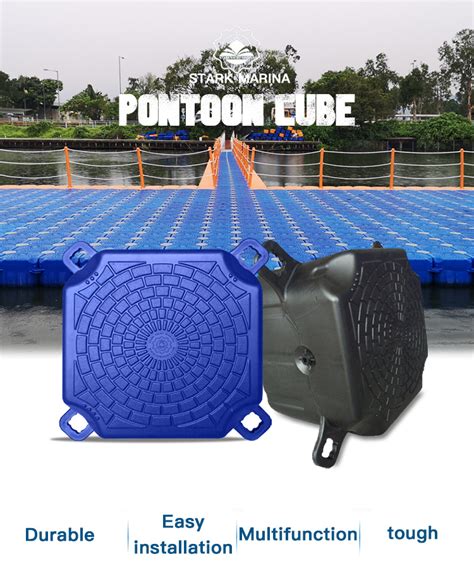 China HDPE Modular Pontoon Floating Dock Plastic Cube Docks Boat Platform China Floating Dock