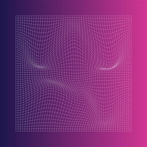 Premium Vector Wireframe Space Vector IllustrationxA
