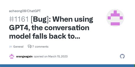 Bug When Using Gpt4 The Conversation Model Falls Back To Gpt35