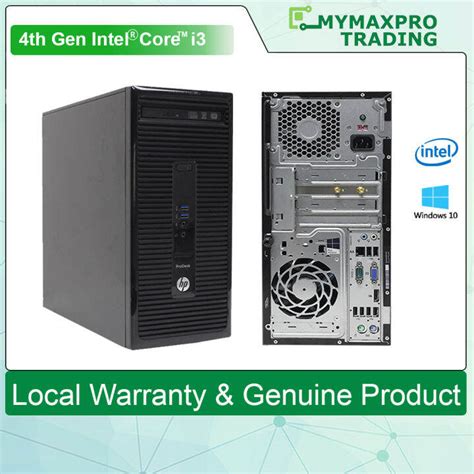Pc I Hp Prodesk G Mt Intel Core I Th Gen Gb Ram Gb Ssd Win Pro