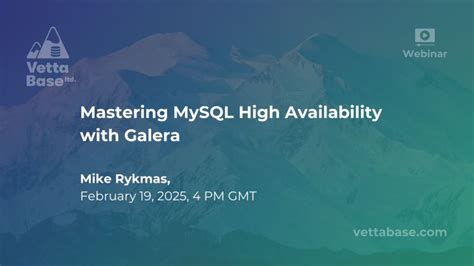 galera mysql mariadb database rdbms dbms highavailability