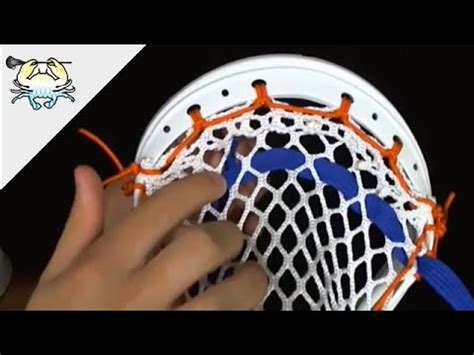 Tutorial How To String Lacrosse Shooting Strings YouTube