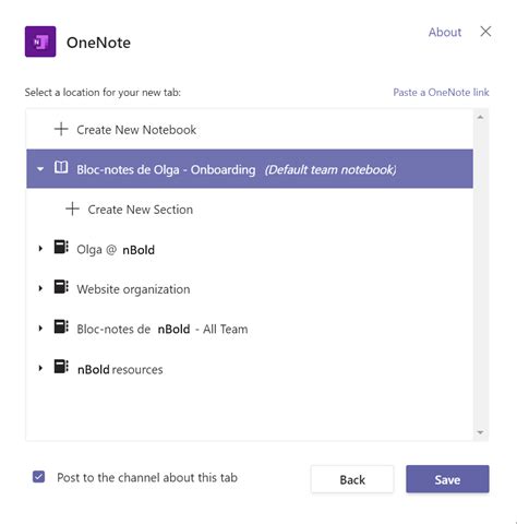 how to use onenote with microsoft teams nbold