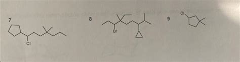 Solved Name The Following Compounds According To The Iupac
