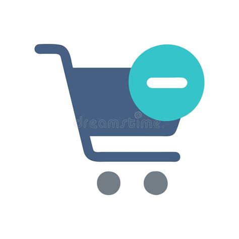 Detailed Remove From Cart Icon For Users Stock Illustration Illustration Of Experience
