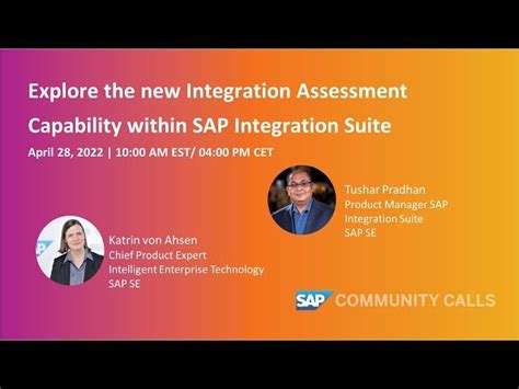 Free Video Integration Assessment Capability In Sap Integration Suite