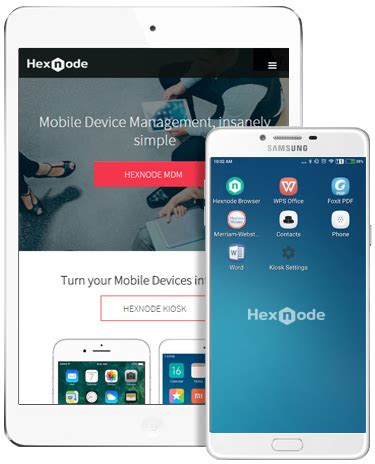 MDM Kiosk Mode Hexnode MDM